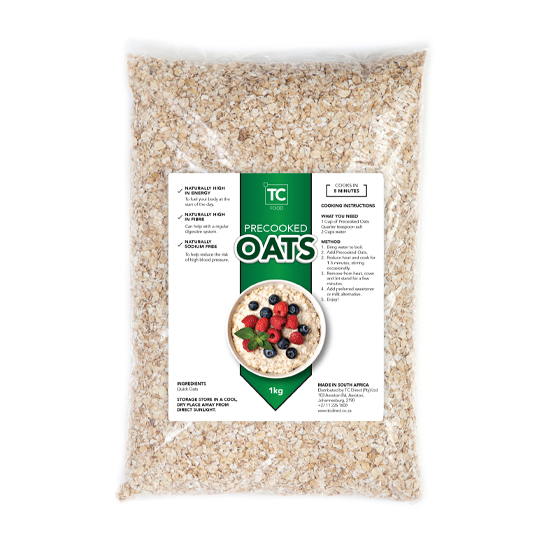 Pre Cooked Oats - 1kg|Table Charm Direct