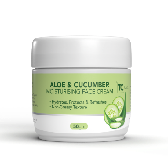 Aloe & Cucumber Moisturising Face Cream - 50ml|Table Charm Direct